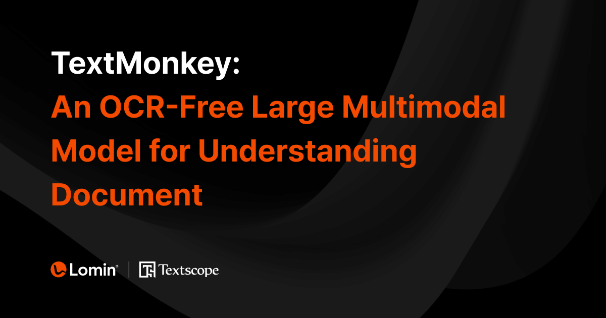TextMonkey: An OCR-Free Large Multimodal Model for Understanding Document - 로민 공식 블로그 | The Data ...