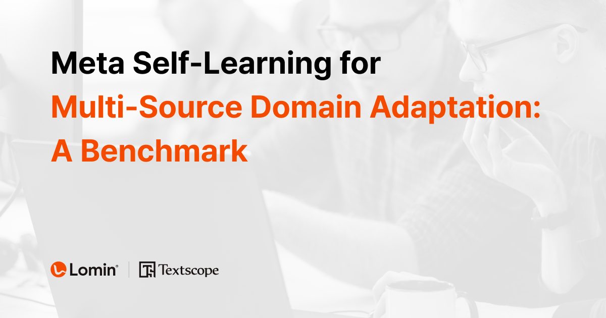 Meta Self-Learning for Multi-Source Domain Adaptation: A Benchmark - 로민 공식 블로그 | The Data for AI