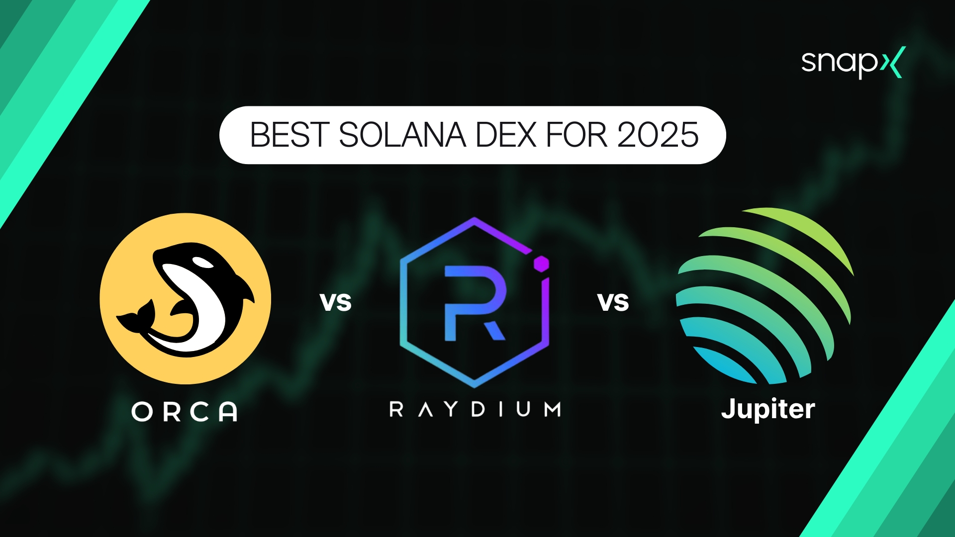 Best DEX for Solana in 2025: Orca, Raydium, or Jupiter? - SnapX Blog