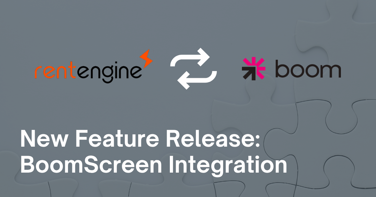 New Feature Release: Boom Integration - RentEngine