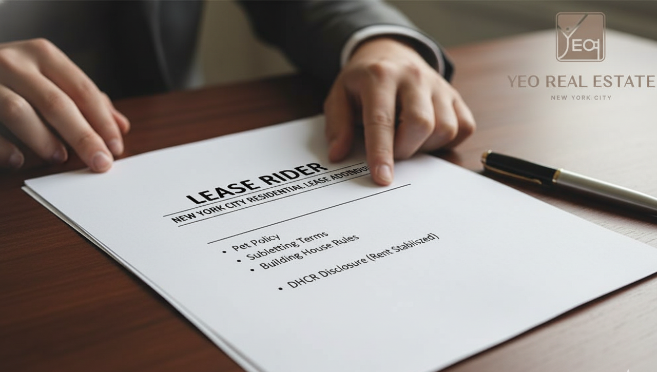 What Is a Lease Rider in NYC and Do You Need One? - Welcome to YRE